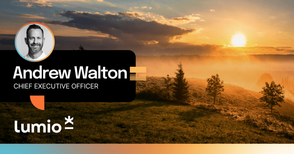 Lumio Welcomes Andrew Walton as New CEO - Lumio